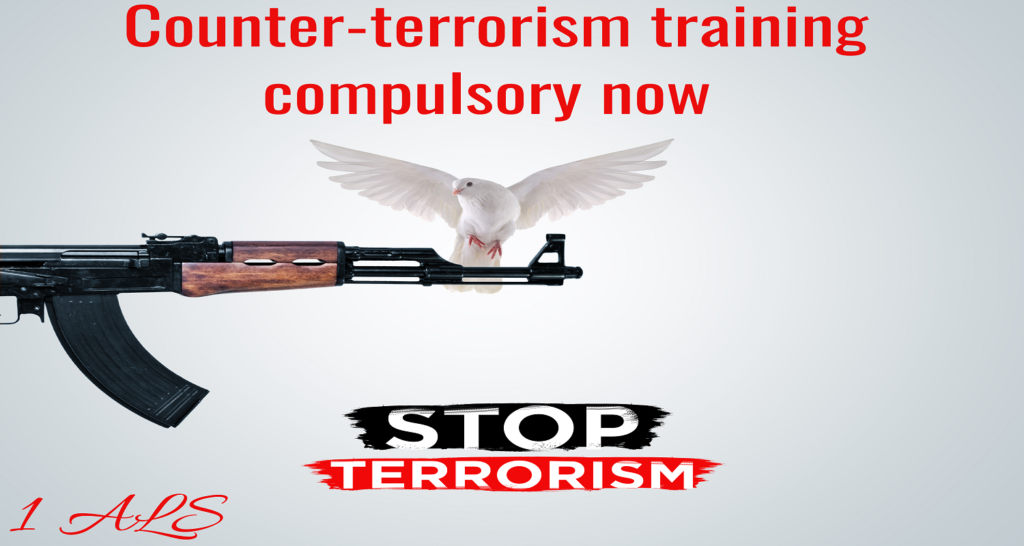 Counter-terrorism training compulsory now that the new licence-linked ...